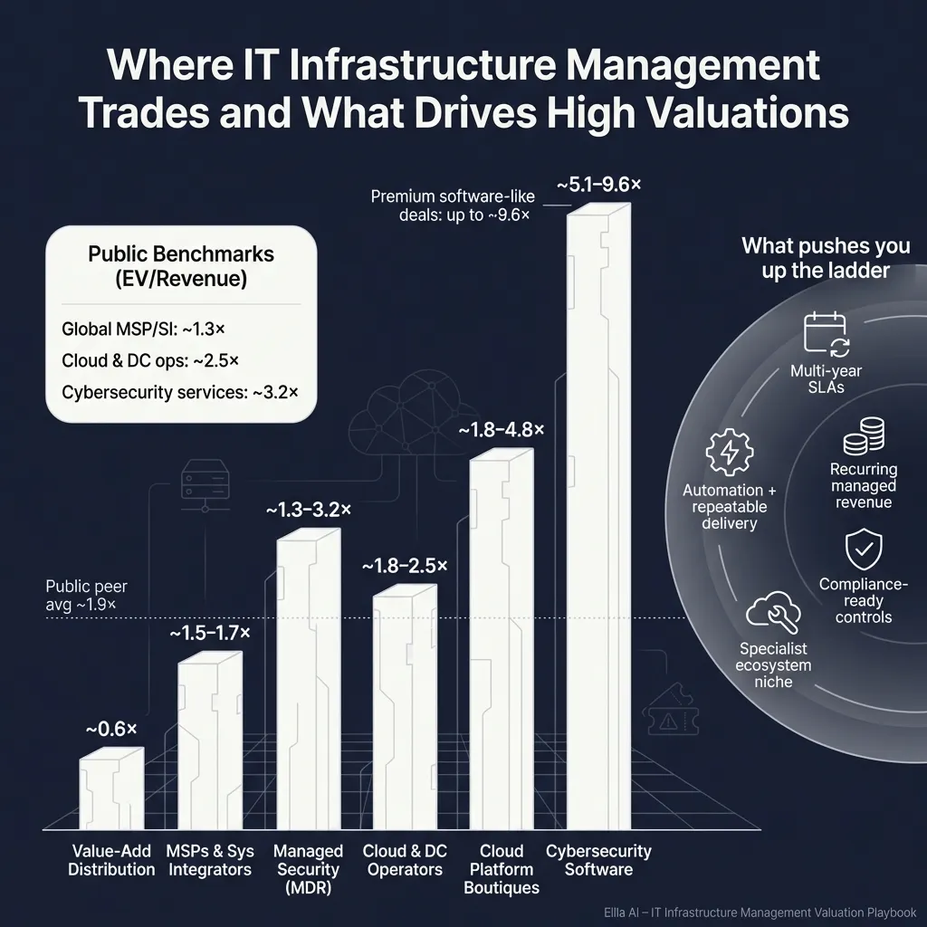 The Complete Valuation Playbook for IT Infrastructure Management Businesses